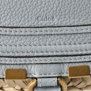 Chloe | Bags | Chloe Marcie Mini Basket Raffia Tote White | Poshmark
